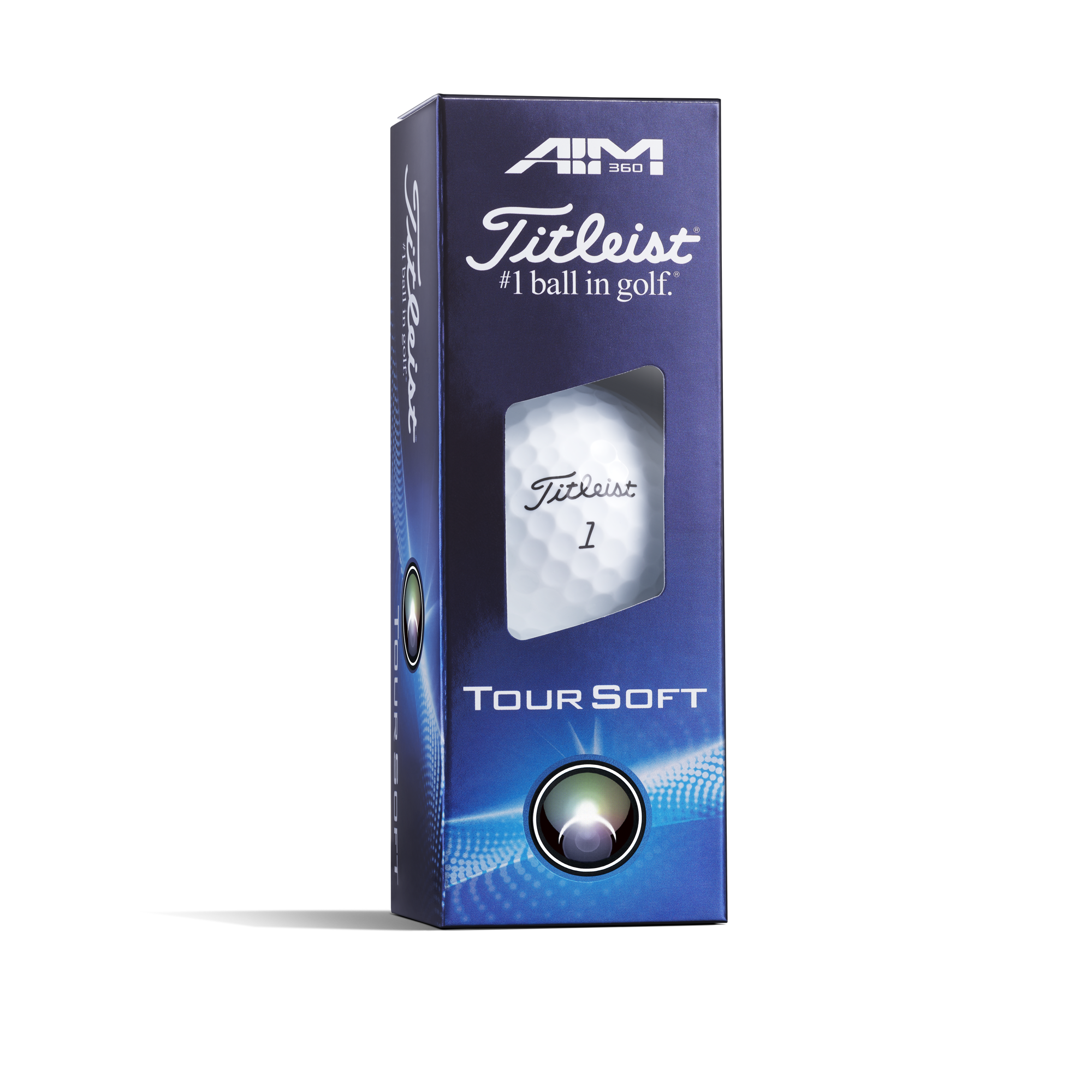 Titleist Tour Soft AIM 360° | 360-Degree Alignment Aid Golf Ball